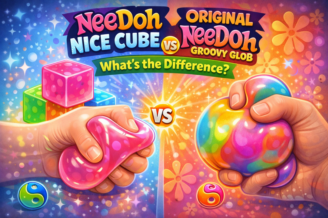 NeeDoh Nice Cube vs Original NeeDoh Groovy Glob: Which Should You Buy?